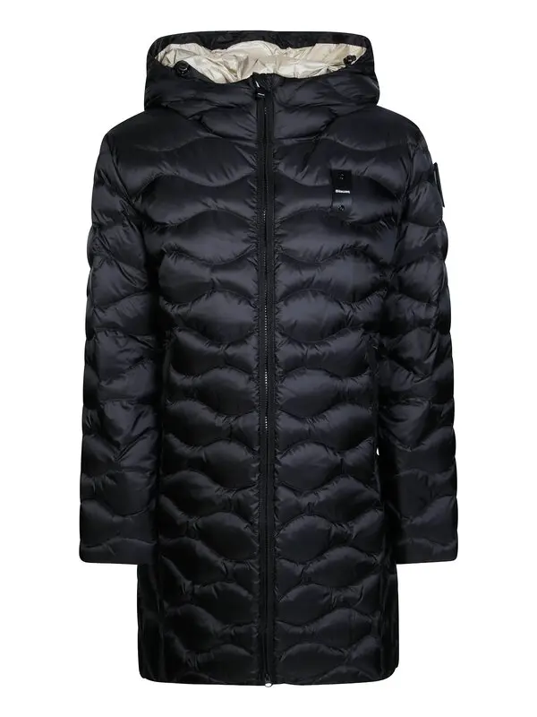 BLAUER. Lyne Mini Puffer Jacket - Nero