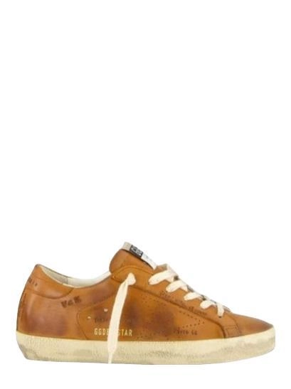 GOLDEN GOOSE Super-star Low-top Sneakers - Brown