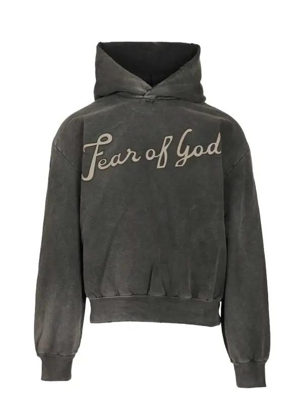Fear Of God 26 Classic Half Raglan Hoodie - Off Black