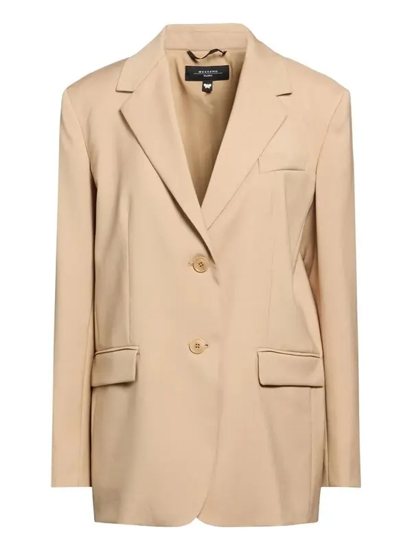 Max Mara Wool Blazer - Sand-colored