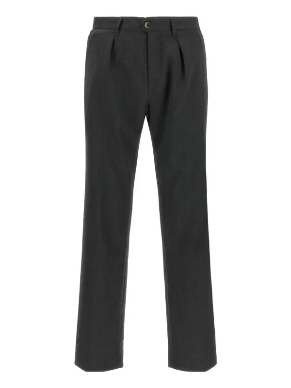 Incotex Pleated-detail Tailored Trousers - Grey