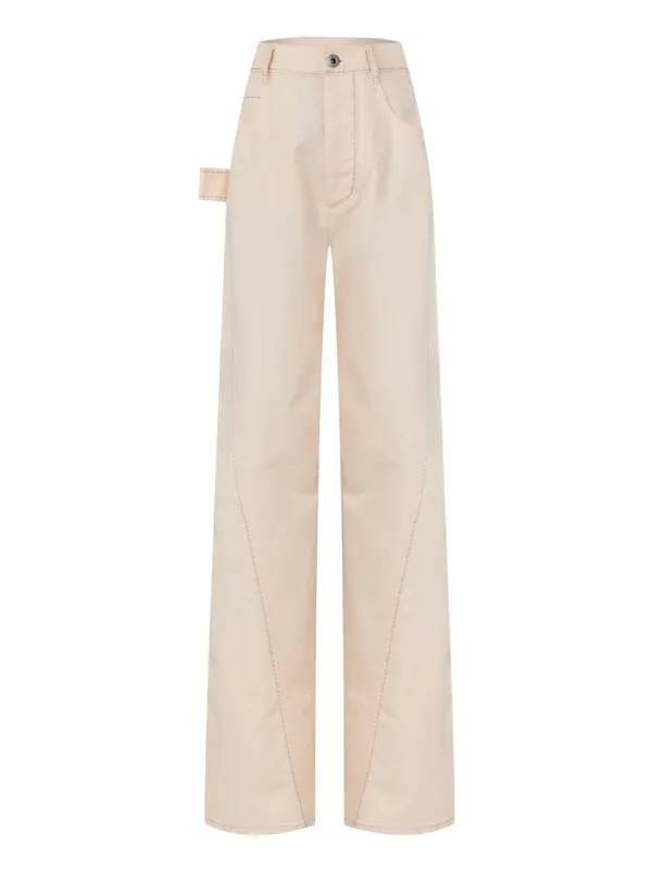 Bottega Veneta High-waisted Wide-leg Trousers - No