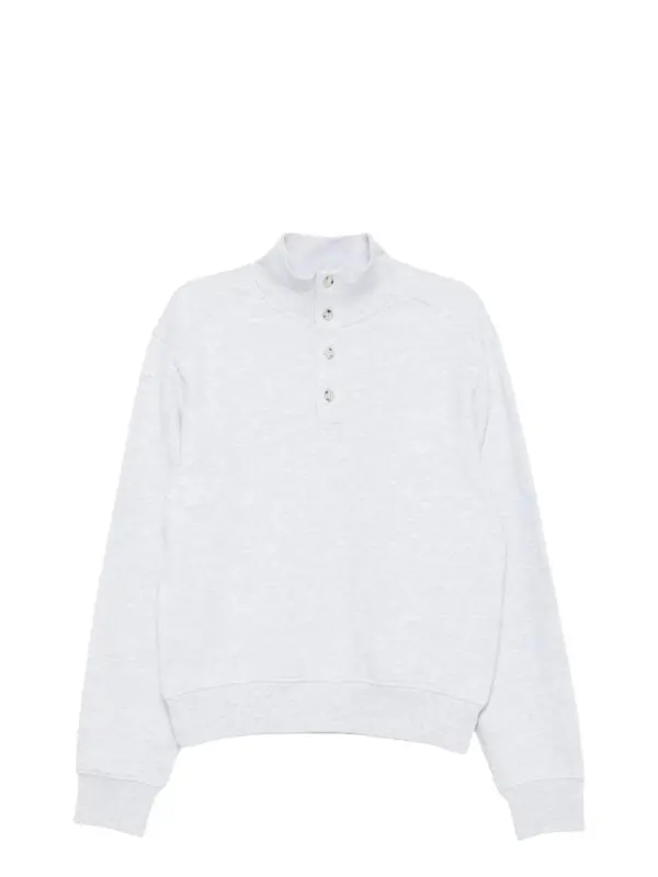 ENTIRE STUDIOS High-neck Blended Sweatshirt - Light Gray