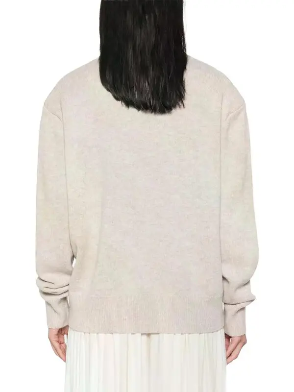 THE FRANKIE SHOP Fine Knit Roll Neck Sweater - Neutrals