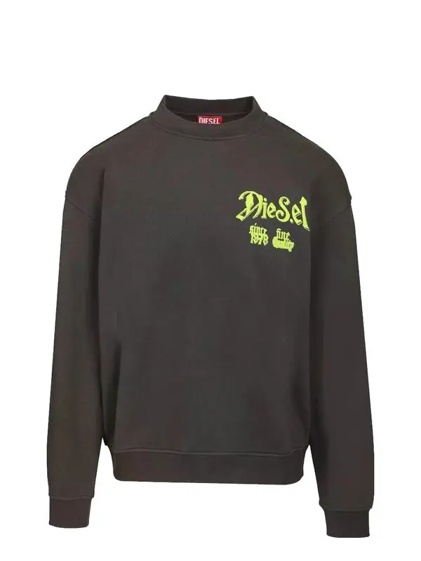 DIESEL® Graphic Print Sweatshirt - Black