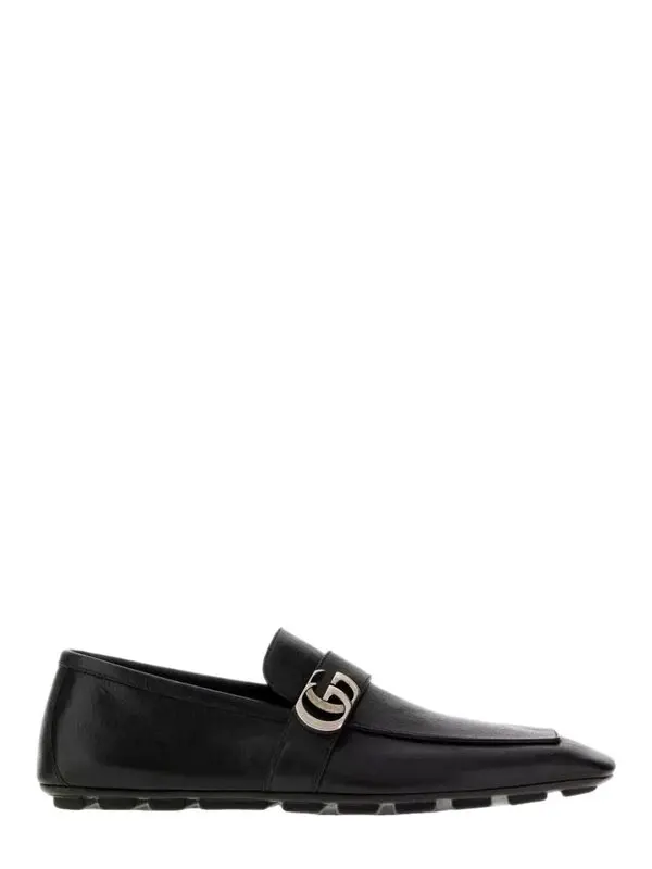 Gucci Driver With Double G Hardware - Black
