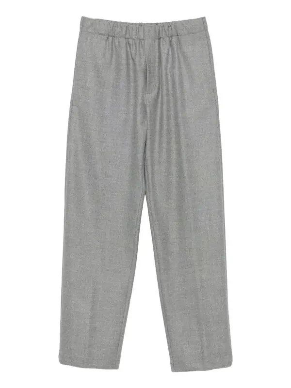 LARDINI Elasticated Waistband Trousers - Grey
