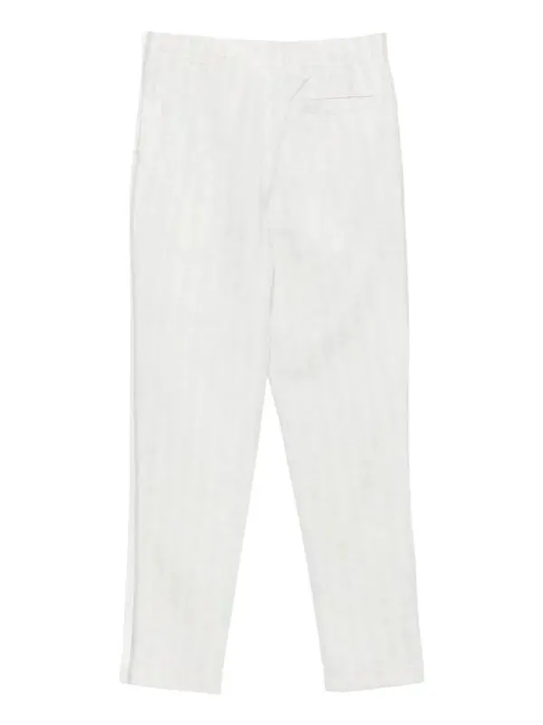 Lacoste Monogram-print Track Pants - White