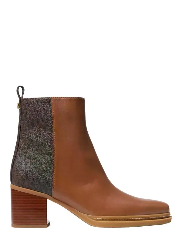 Michael Kors Block Heel Boots - Brown