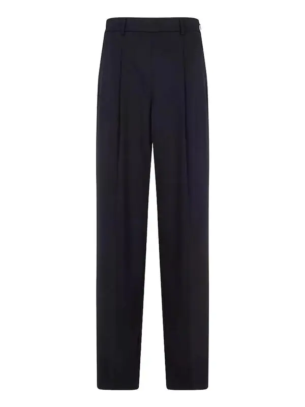 TWINSET Pleated Tailored Trousers - Black