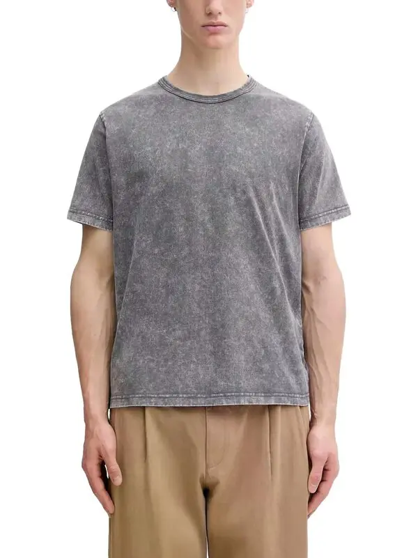 BEAMS Acid-wash T-shirt - Black