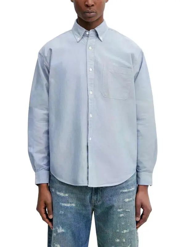 BEAMS Button-down Collar Shirt - Blue