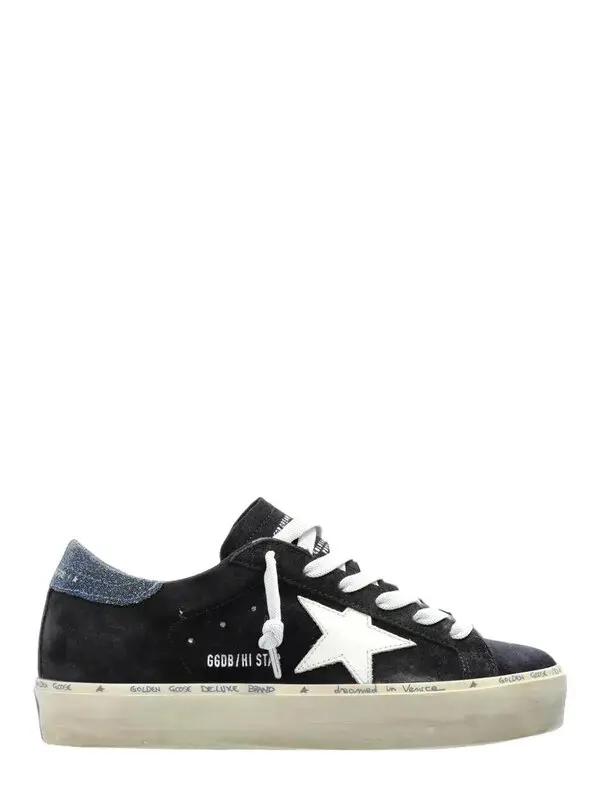 GOLDEN GOOSE Hi Star Sneakers - Black