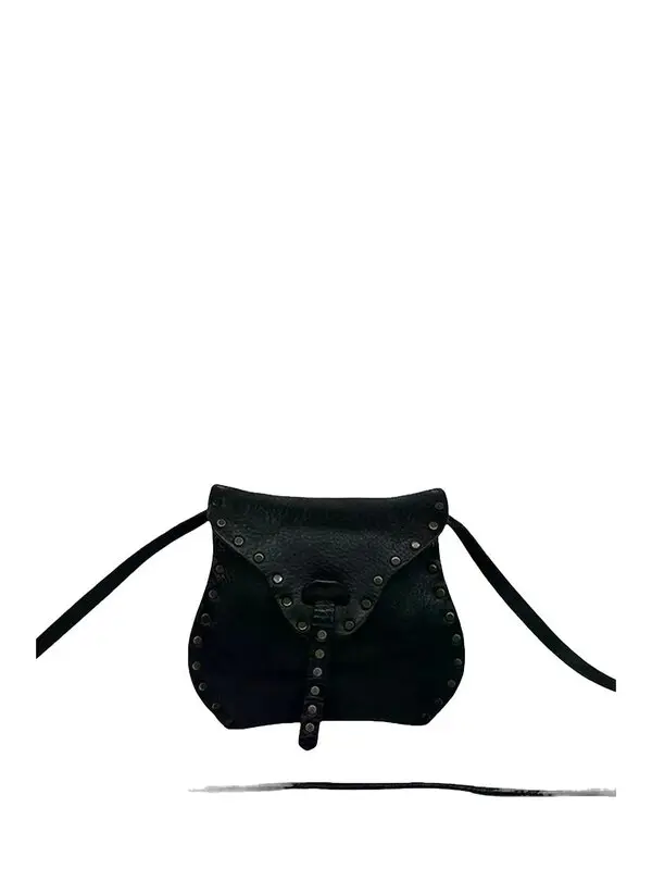 Celine 2000 Leather Crossbody Bag - Black