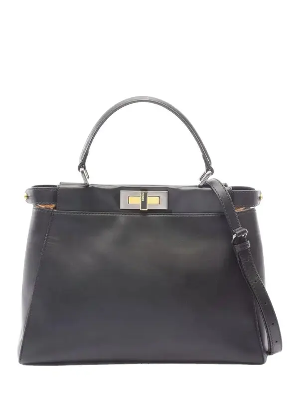 Fendi Peekaboo Tote Bag - Black