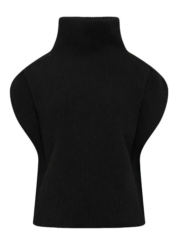 CFCL Low Gauge Knit Top - Black