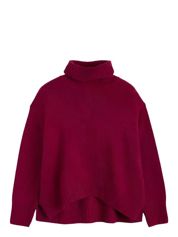 Chinti & Parker Ribbed-knit Roll-neck Sweater - Red