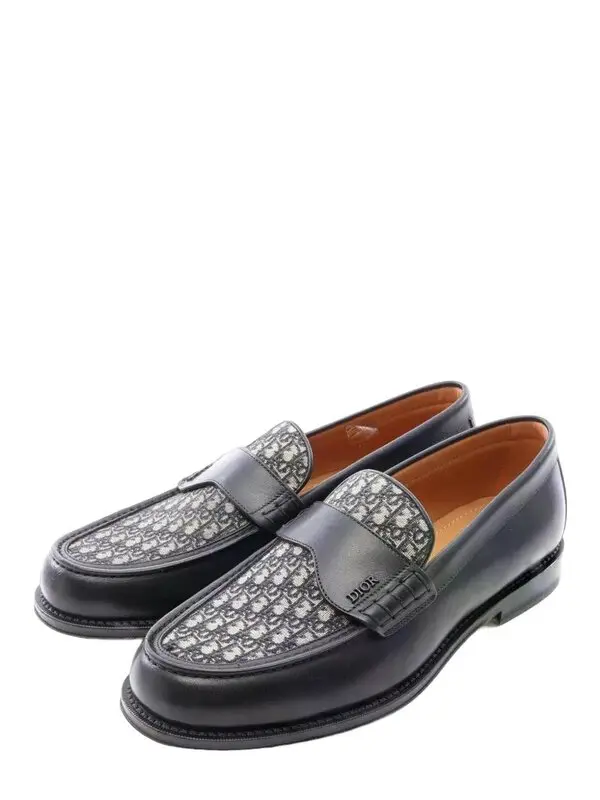 Dior Granville Oblique Loafers - Black