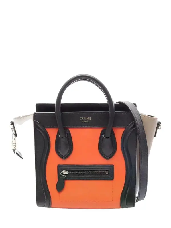 Celine Nano Luggage Two-way Handbag - Orange