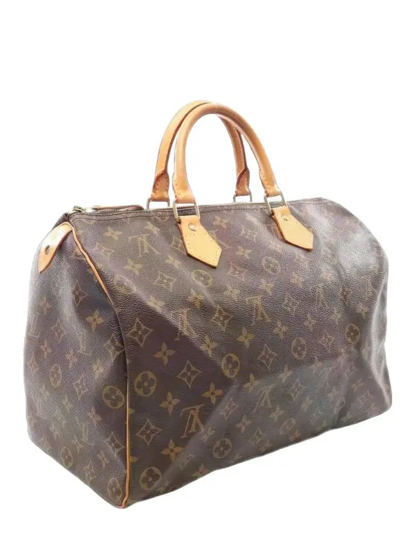 LOUIS VUITTON Speedy 35 Monogram Duffle Bag - Brown