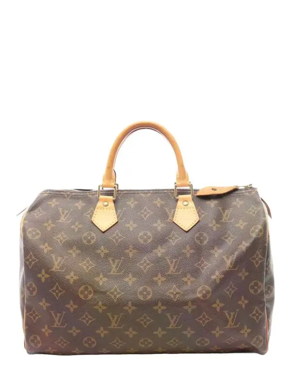 LOUIS VUITTON Speedy 35 Monogram Bag - Brown