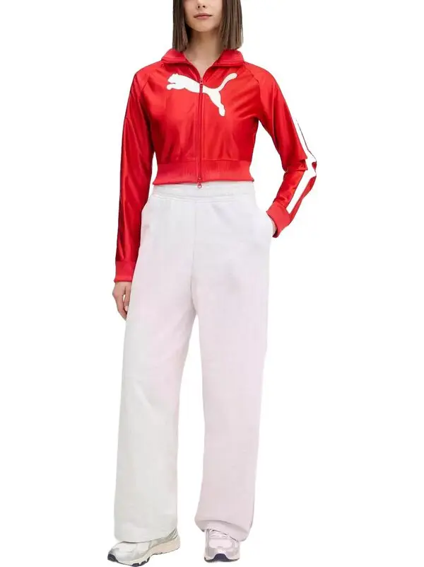 PUMA Logo Print Track Jacket - Red