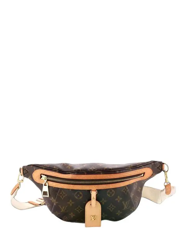 LOUIS VUITTON Monogram Canvas Belt Bag - Brown