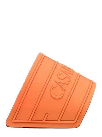 Casablanca Logo Embossed Sliders - Orange