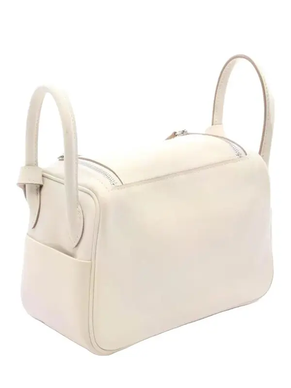 Hermès Mini Lindy Verso Crossbody Bag - White
