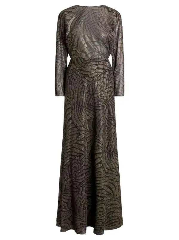 Ralph Lauren Shannen V-neck Maxi Dress - Brown
