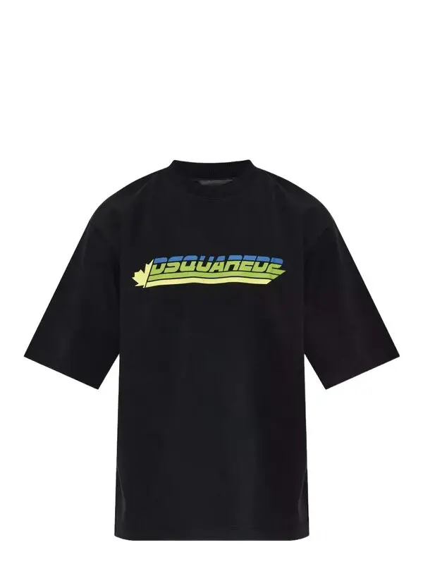 Dsquared2 Logo-print Loose-fit T-shirt - Black