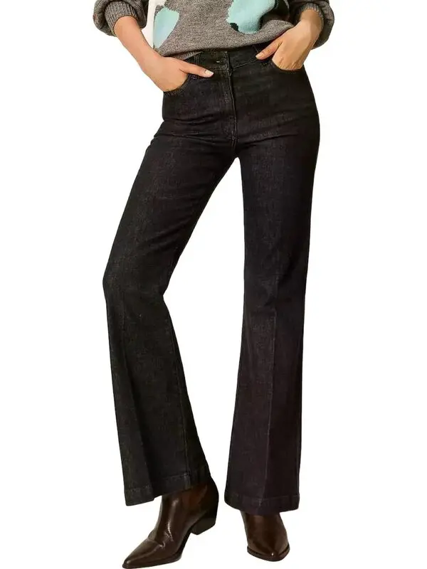 TWINSET Flared Jeans - Black