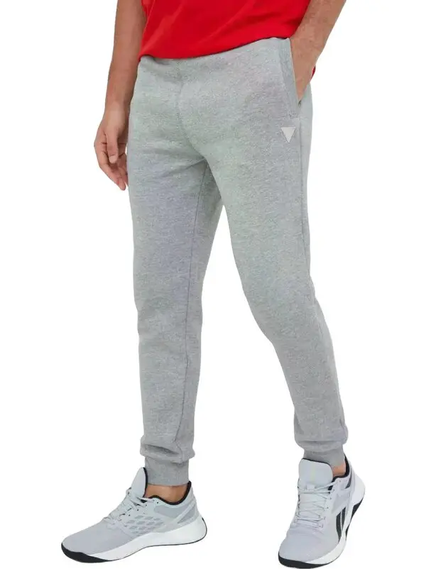 Guess Logo-patch Track Pants - Grey