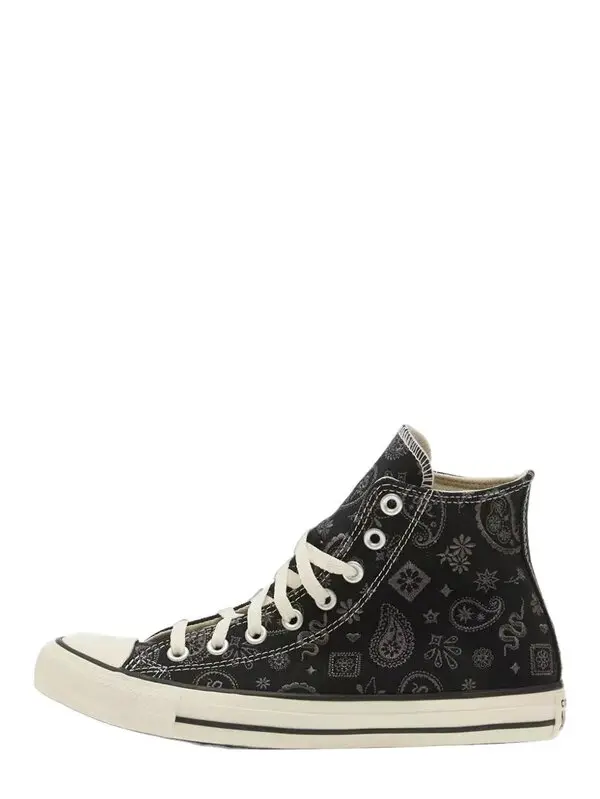 CONVERSE Chuck Taylor All Star Paisley Print High Top Sneakers - Black