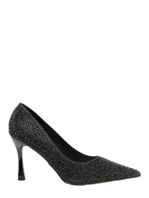 TWENTY FOURHAITCH Crystal-embellished Stiletto Pumps - Black