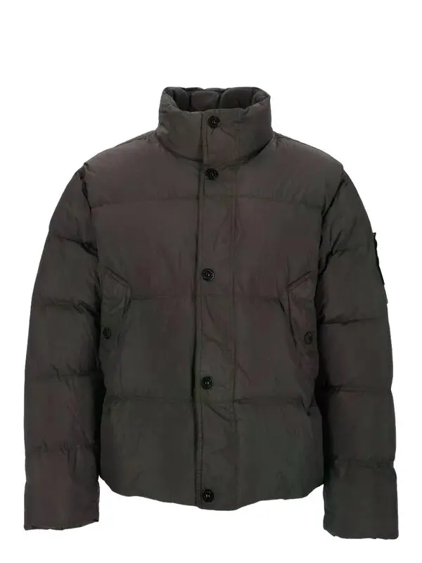 Stone Island 4100109 Crinkle Reps Ny Down Jacket - Grey