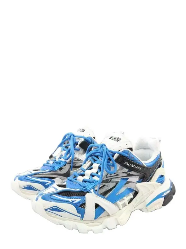 Balenciaga 2010s Track.2 Logo-print Low-top Sneakers - White