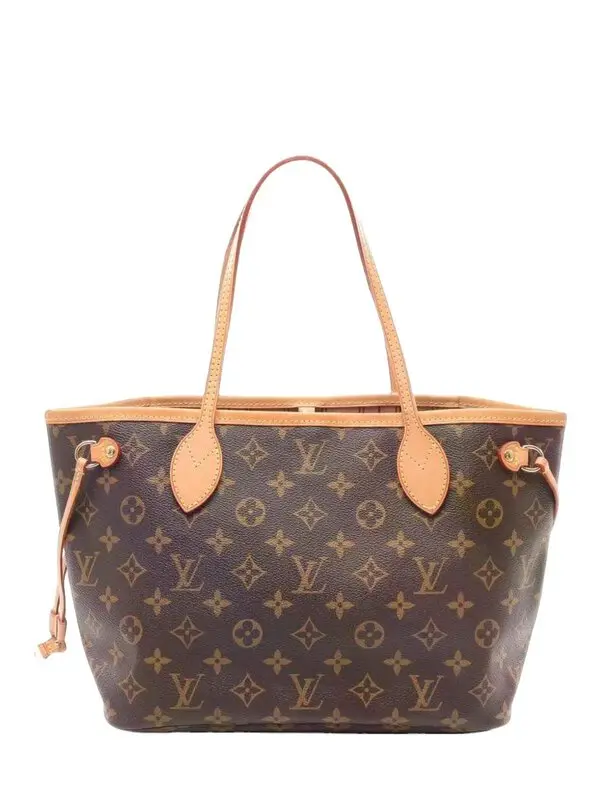 LOUIS VUITTON 2012 Pm Neverfull Monogram Tote Bag - Brown