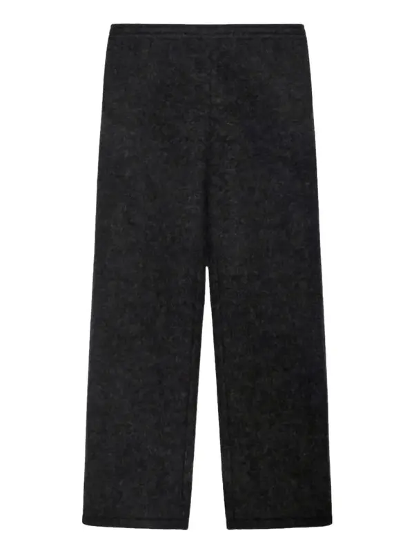 JIL SANDER Felted Wool-blend Trousers - Grey