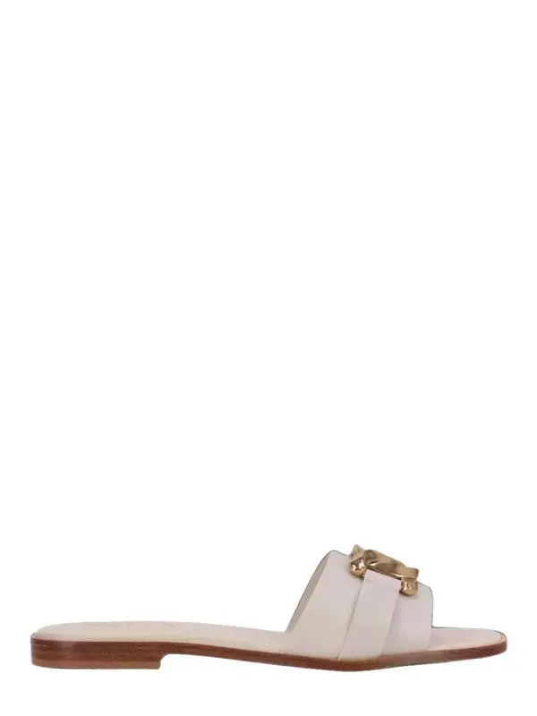 TOD'S Kate Chain Link Sandals - Neutrals