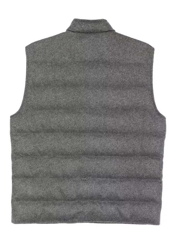 Eleventy Reversible Quilted Gilet - Grey