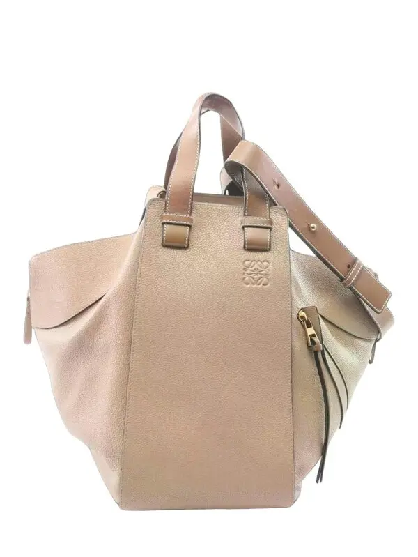 Loewe Hammock Two-way Handbag - Neutrals
