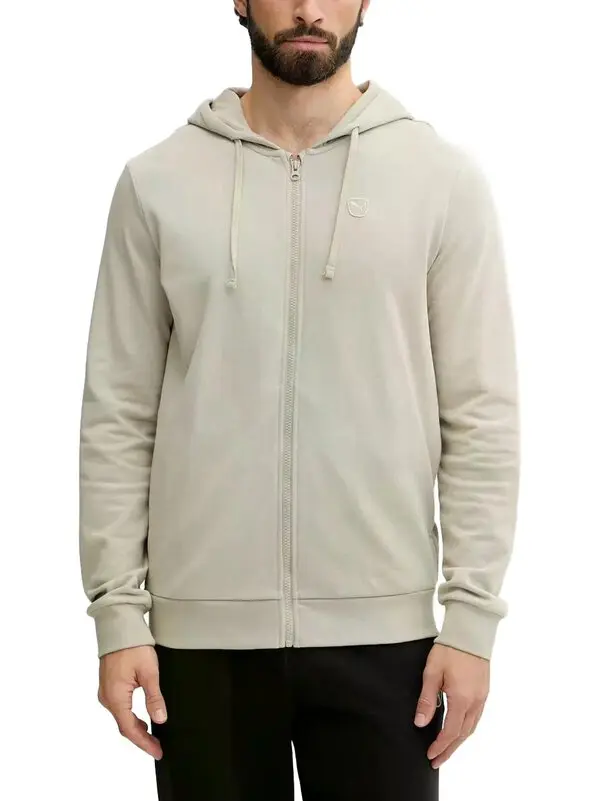 PUMA Zip-up Drawstring Hoodie - Neutrals