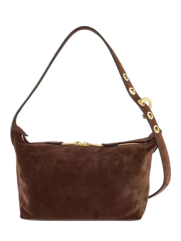 Miu Miu Spirit Suede Pouch - Brown