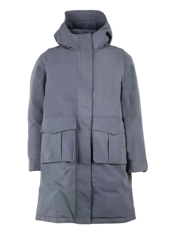 K-WAY Hooded Flap-pocket Jacket - Grey