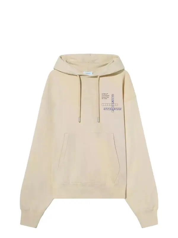 Off-White Connect Dots Graphic Hoodie - Neutrals