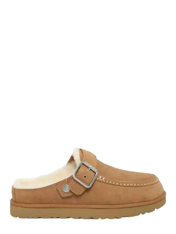 UGG Goldenstar Evelina Buckle Clogs - Brown