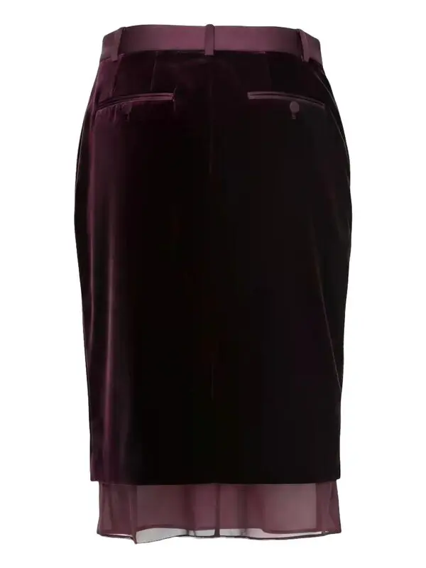 TOM FORD Midi Skirt - Red