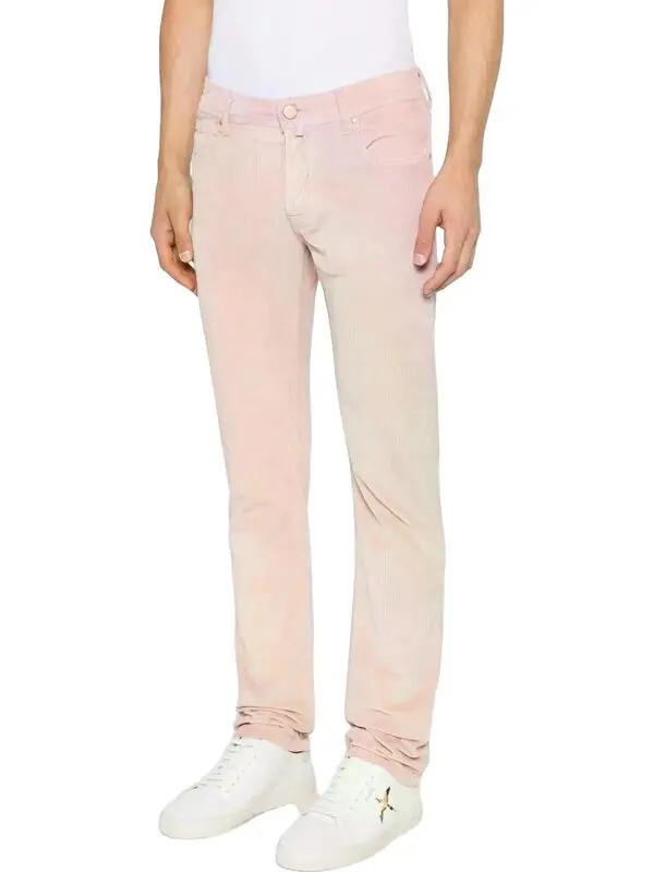 Jacob Cohen Bard Corduroy Skinny Trousers - Pink