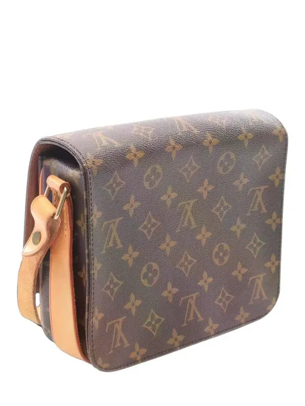 LOUIS VUITTON Monogram Canvas Cartesier Crossbody Bag - Brown